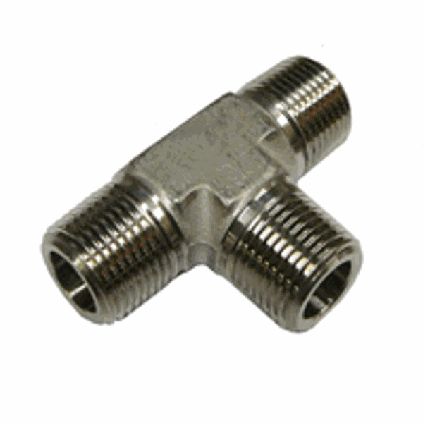1/2 BSP Male Tee 316 S/S - Gas Components Australia