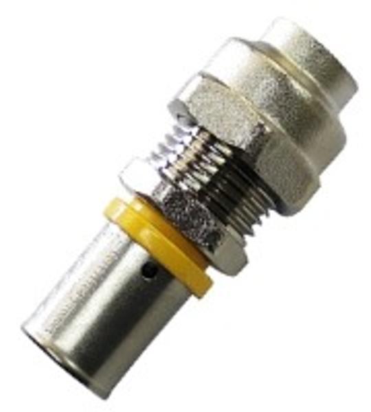 Pex 1/2 BSP Flare X 16mm Union - Gas Components Australia